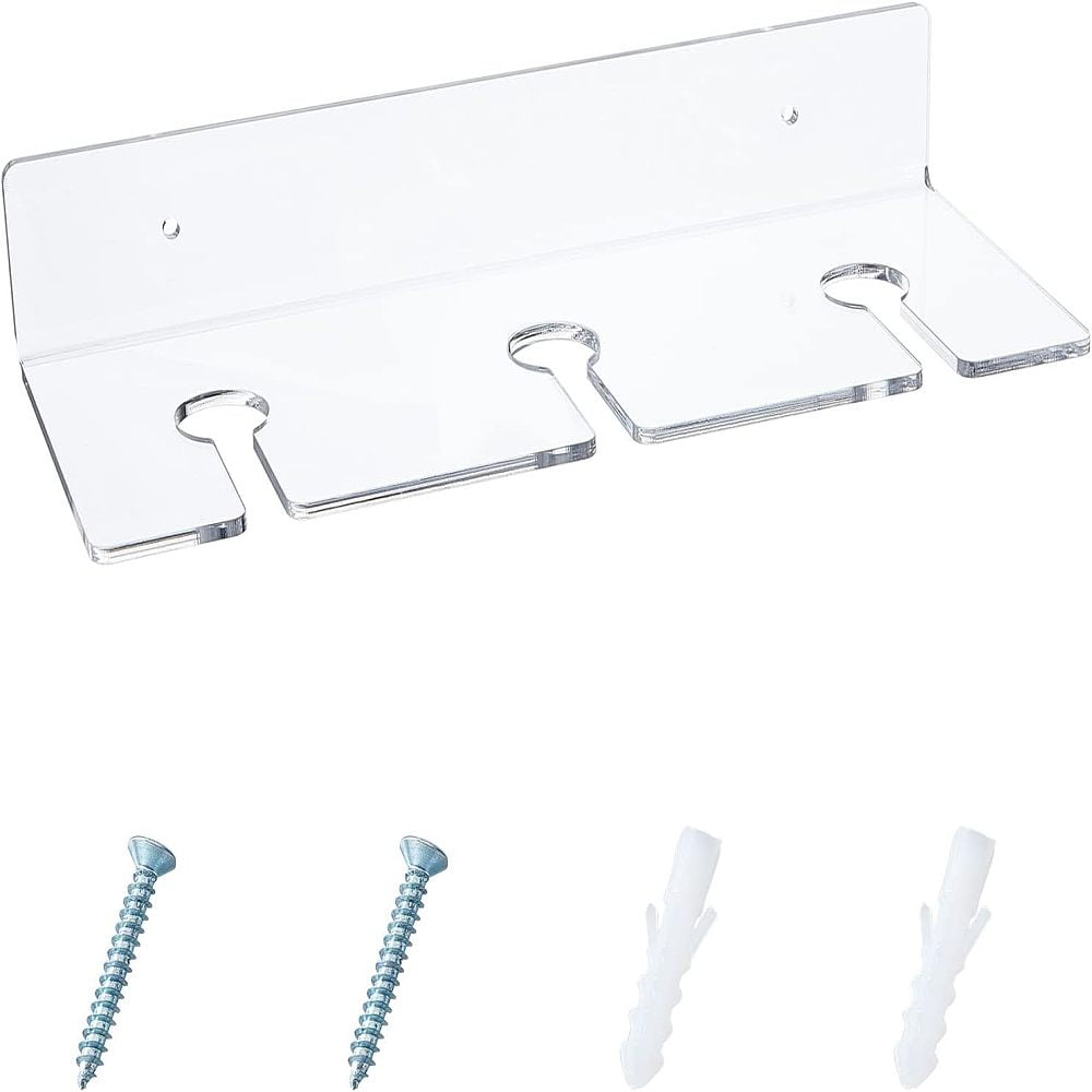 Acrylic Display Stands set with Iron Screws & Plastic Plugs Wall ...