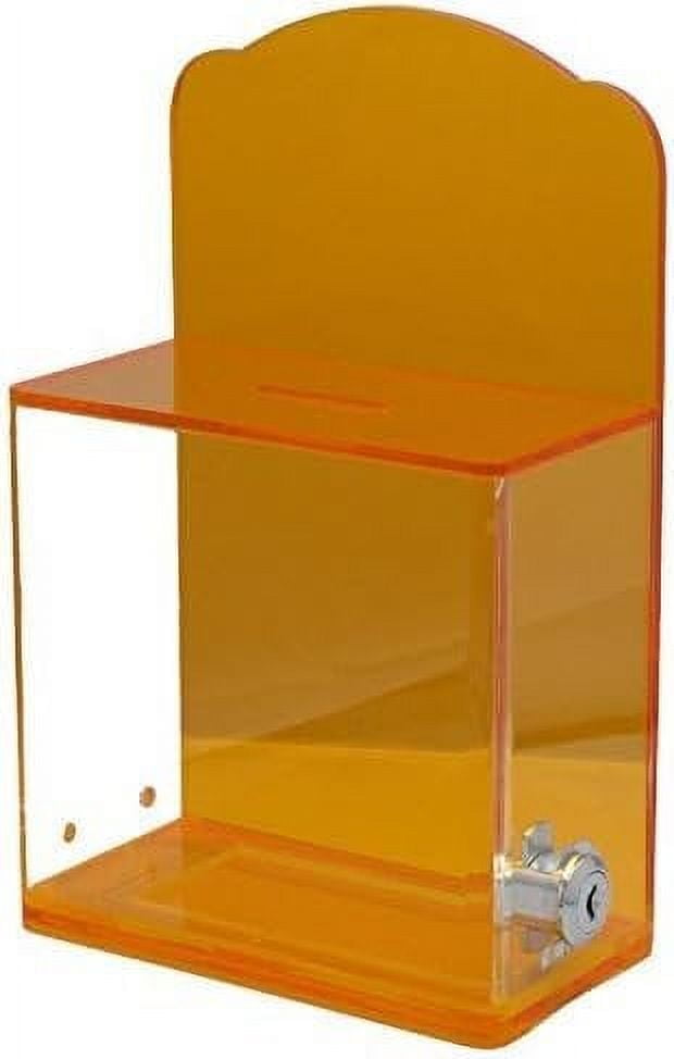 Acrylic Donation Suggestion collection Box For Fundraising Wall mounted ...