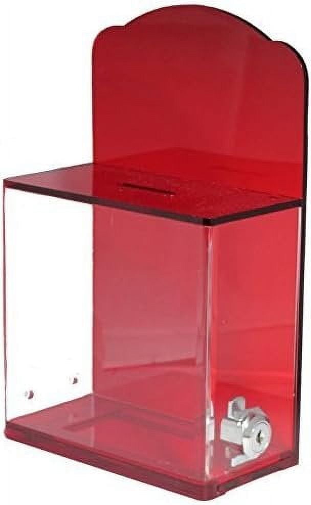 Acrylic Donation Suggestion collection Box For Fundraising Wall mounted ...