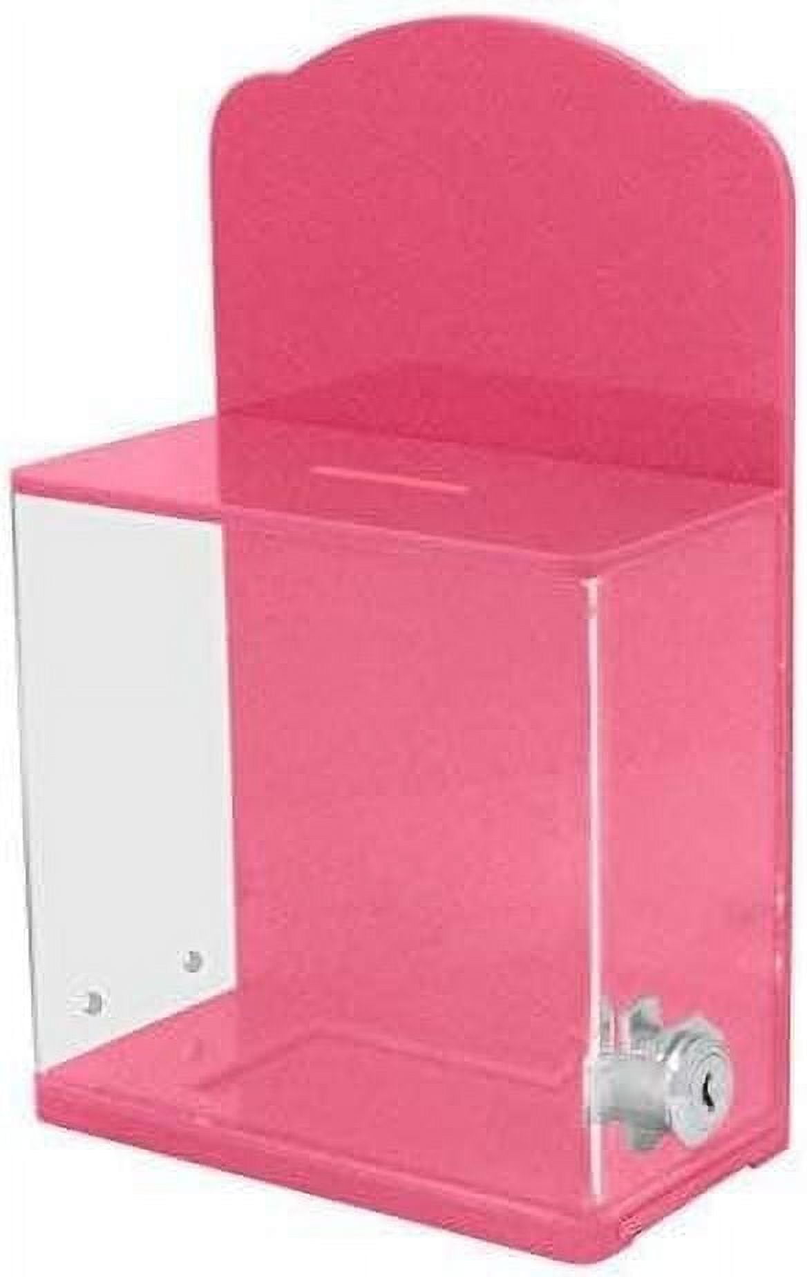 Acrylic Donation Suggestion collection Box For Fundraising Wall mounted ...