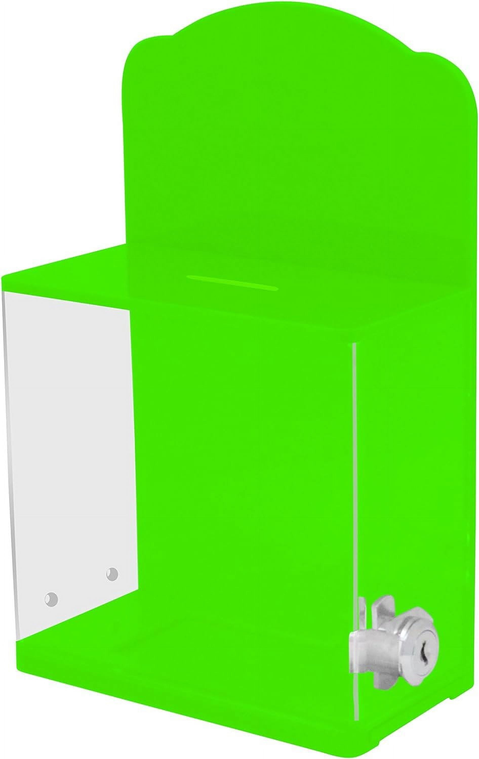 Acrylic Donation Suggestion collection Box For Fundraising Wall mounted ...