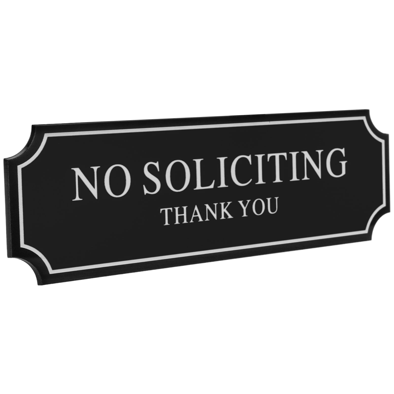 Acrylic Door Sign Store Door Decor Household No Soliciting Sign Store ...