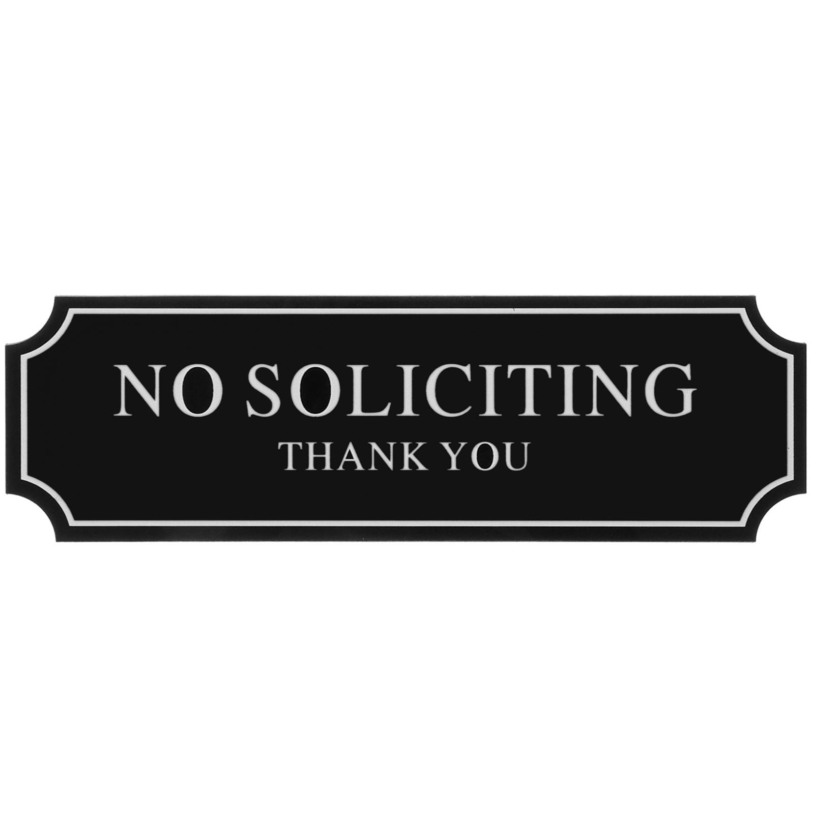 Acrylic Door Sign Store Door Decor Household No Soliciting Sign Store ...