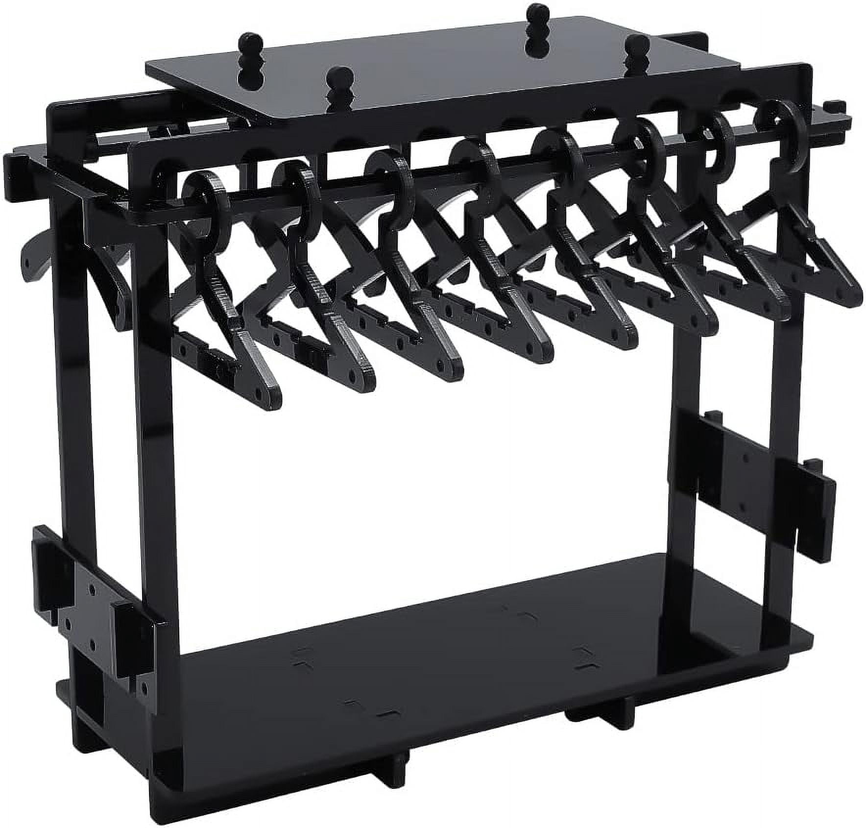 Acrylic Earring Display Stands Clothes Hanger Shaped Earring Organizer ...