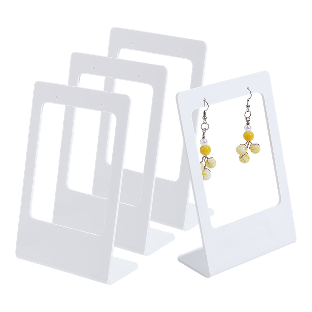 Acrylic Earring Display Stands L-Shaped for 1 Pairs Dangle Earring ...