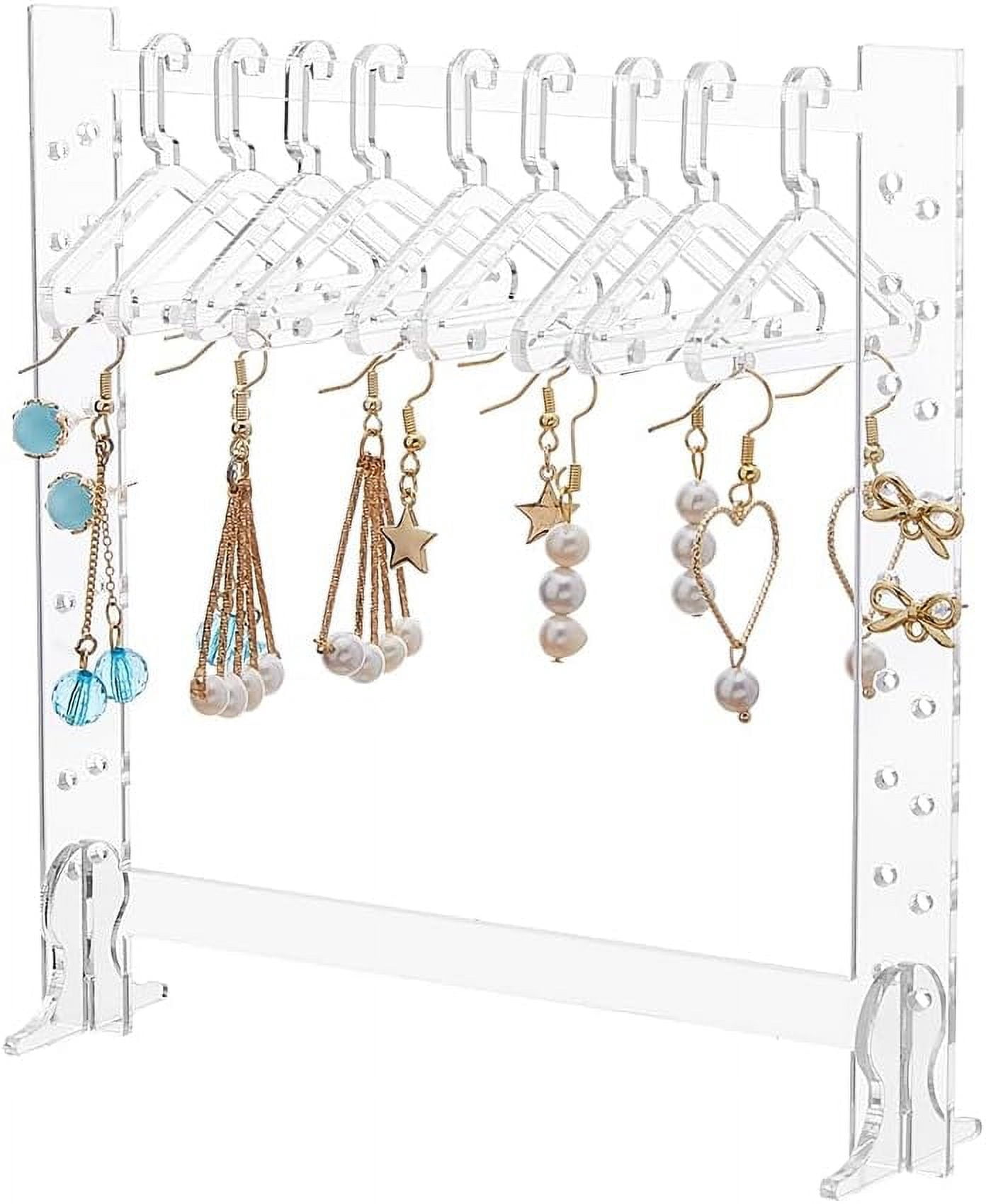 Acrylic Earring Displays Stands Transparent Dangle Earring Organizer ...