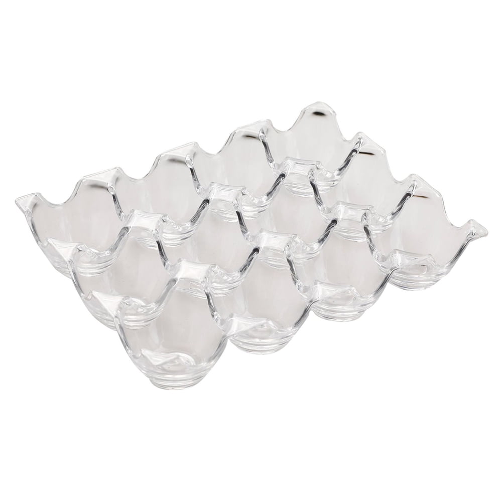 Acrylic Egg Tray 12-grid Egg Tray Egg Storage Drawer Eggs Storage ...
