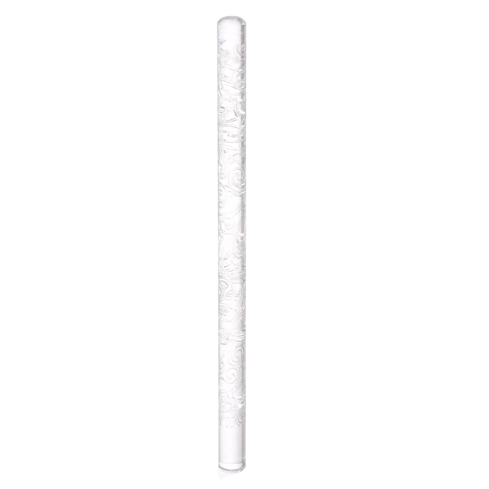 Acrylic Embossed Rolling Pin 16cm x 1cm Wave Pattern, Transparent ...