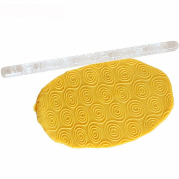 Acrylic Embossing Rolling Pin for Fondant And Sugar Craft, Cake Baking ...