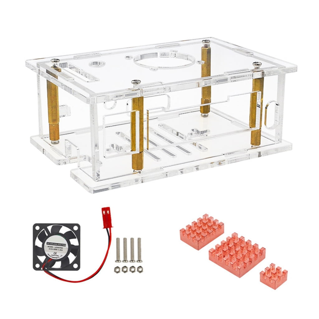 Acrylic Enclosure Transparent Shell Case Easy Maintenance Heatsink ...