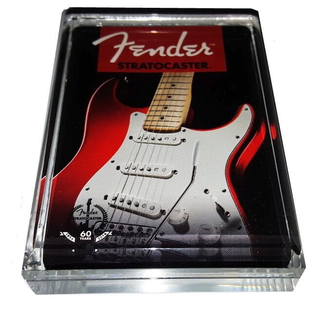 Acrylic Executive Fender Stratocaster Guitar Display Piece Desk Top ...