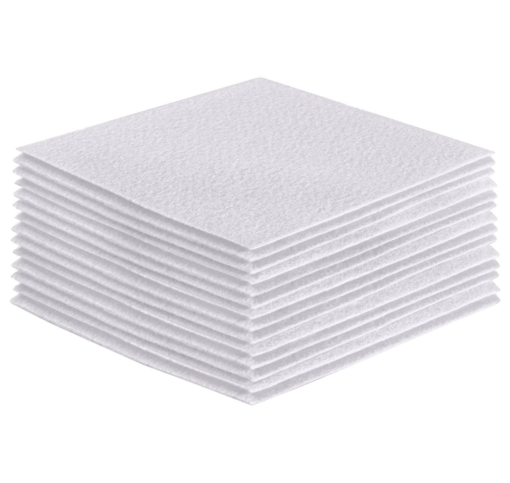Acrylic Felt Sheets for Crafts Soft Precut 8" X 8" Inches DIY Hobby ...