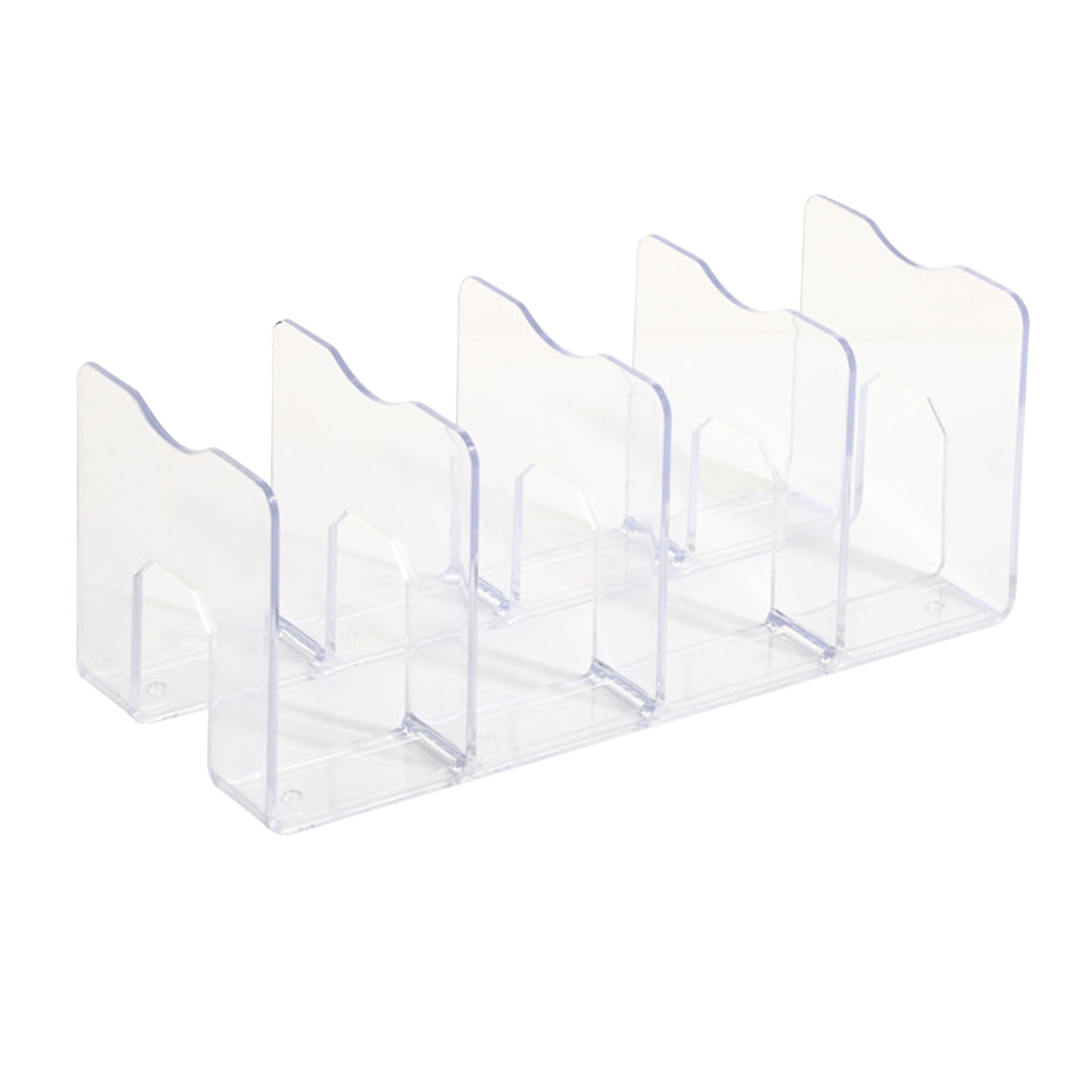 Acrylic File Sorter, Clear File Holder Acrylic Desk Organizer, Sturdy ...