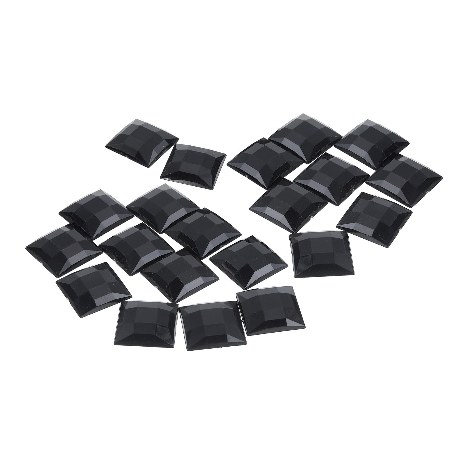 Acrylic Flat Back Rhinestones Square Artificial Gemstone for Crafts ...