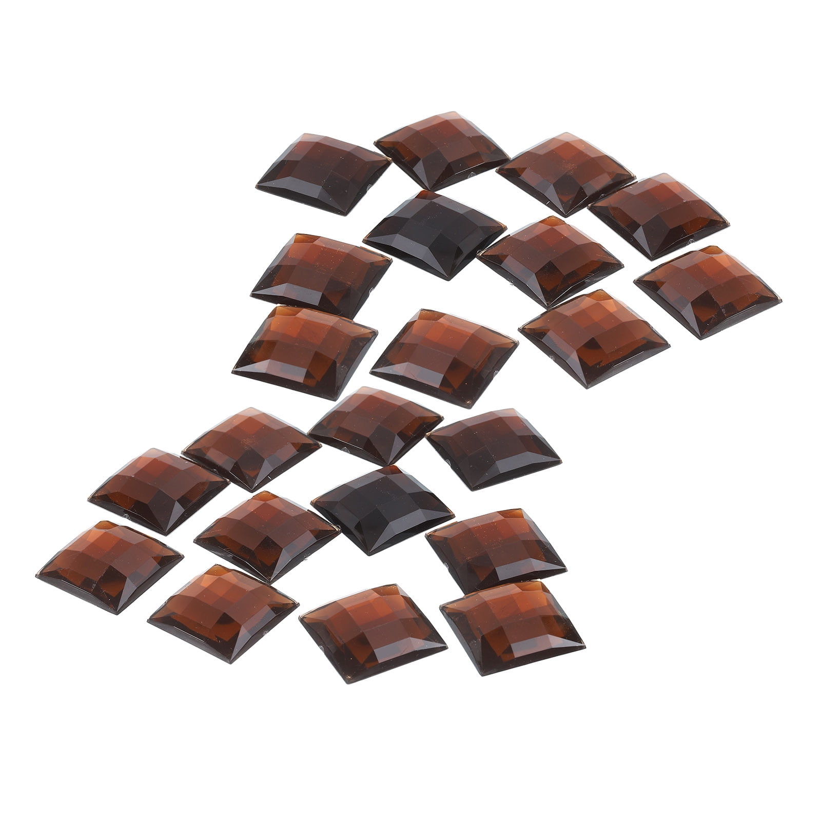 Acrylic Flat Back Rhinestones Square Artificial Gemstone for Crafts ...