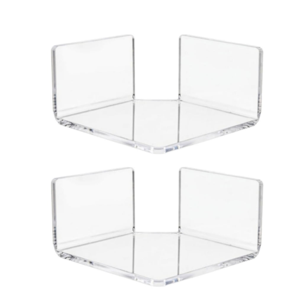 Acrylic Floating Corner Shelf For Security Cameras Plant And Decorative ...