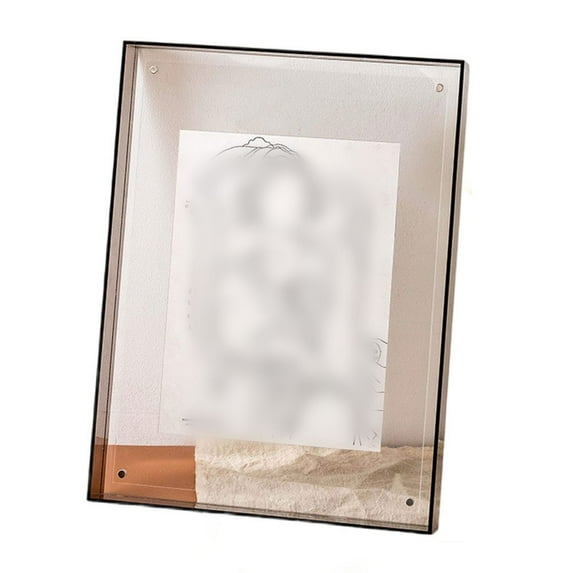 Acrylic Floating Picture Frame for Wall Mount Clear Photo Frame ...