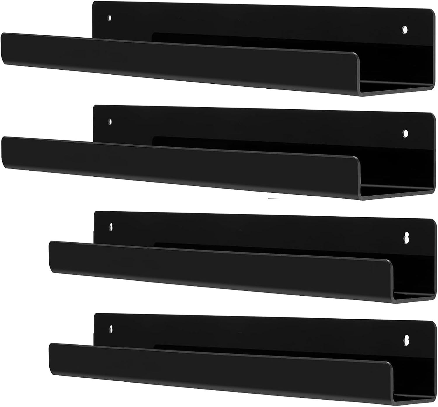 Acrylic Floating Shelves for Wall Decor Storage Kids Book Display ...