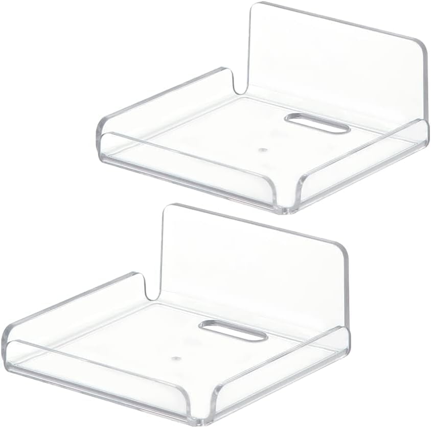 Acrylic Floating Small Wall Shelves,Mini Wall Mounted Hanging Display ...