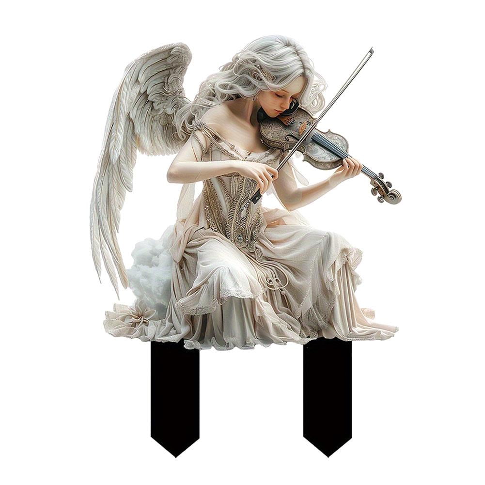 Acrylic Flower Fairy Courtyard Garden Park Elf Decoration κ ]д A7L6 ...