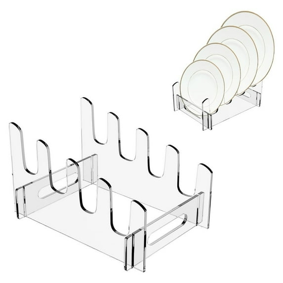 Acrylic Food Tray Rack Detachable Multi-Layer Display for Bowls and ...