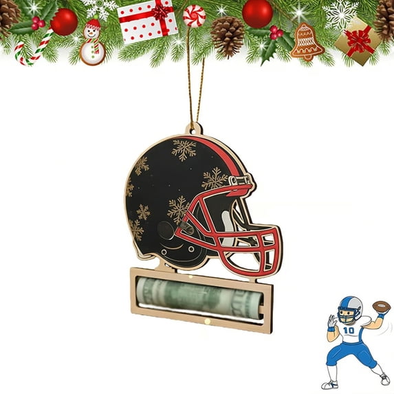 Acrylic Football Helmet Pendant for Christmas - Unique Holiday Gift ...