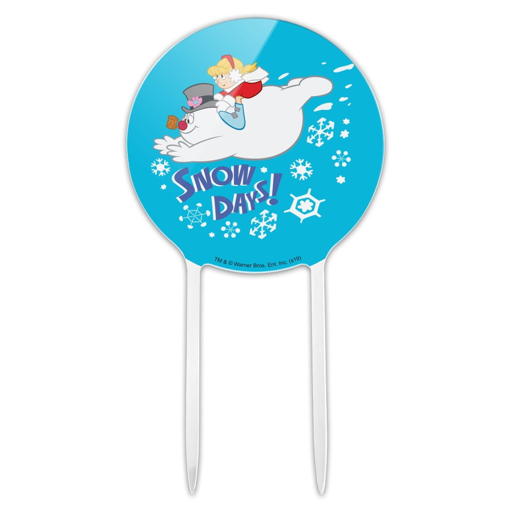 Acrylic Frosty the Snowman Snow Days Cake Topper Party Decoration for ...