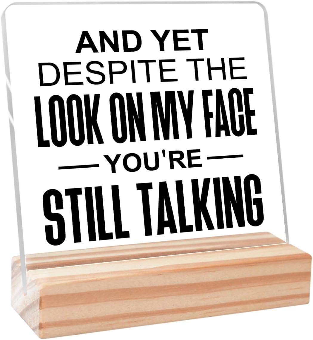 Acrylic Funny Office Signs,Funny Office Cubicle Gifts For Coworker ...