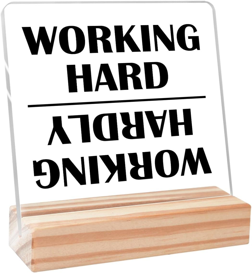 Acrylic Funny Office Signs,Motivational Office Gifts For Women Men ...