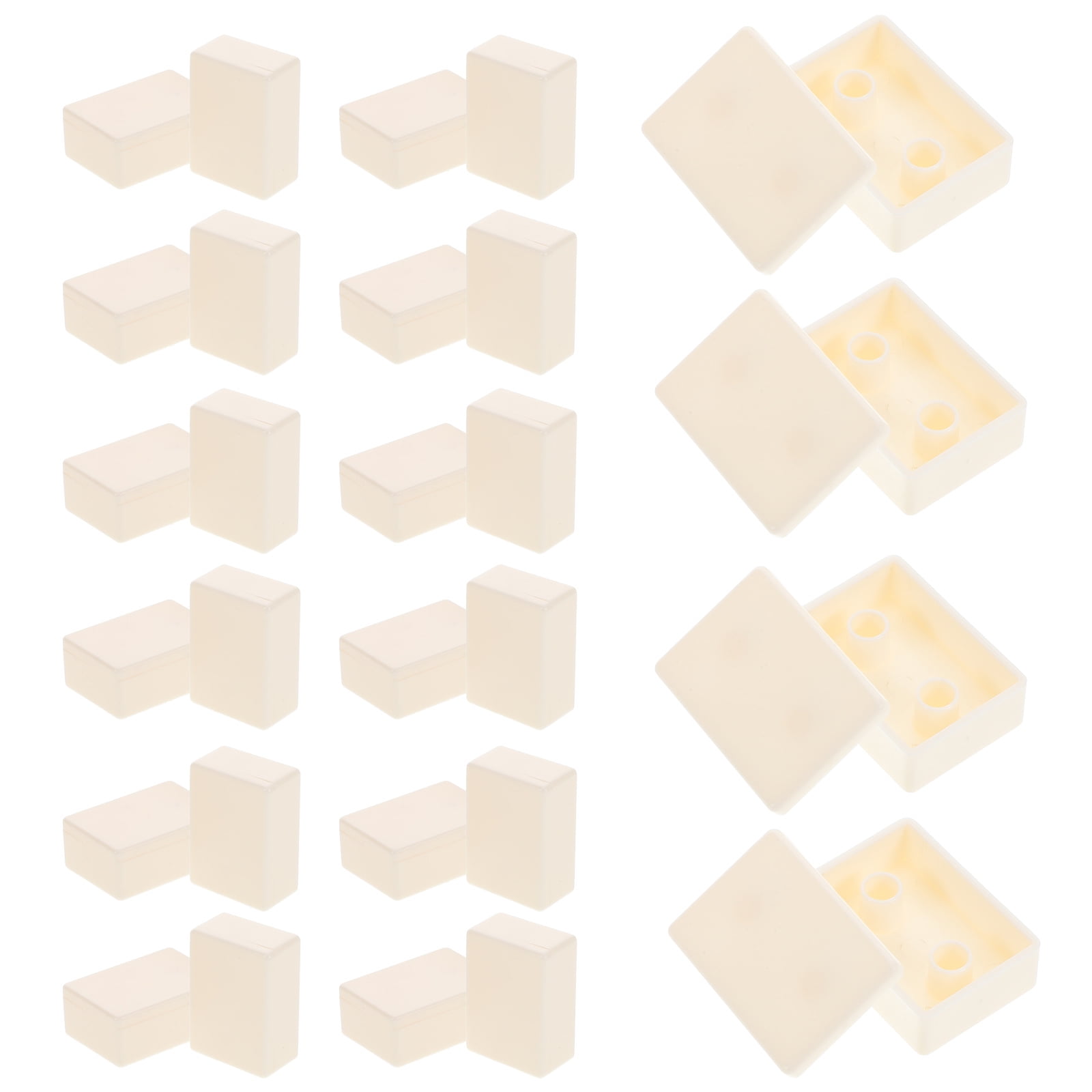 Acrylic DIY Mahjong Blocks 2pcs Blank Domino Game Pieces for Kids ...