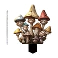 Acrylic Garden Floor Plug Creative Waterproof Mushroom Statue ...