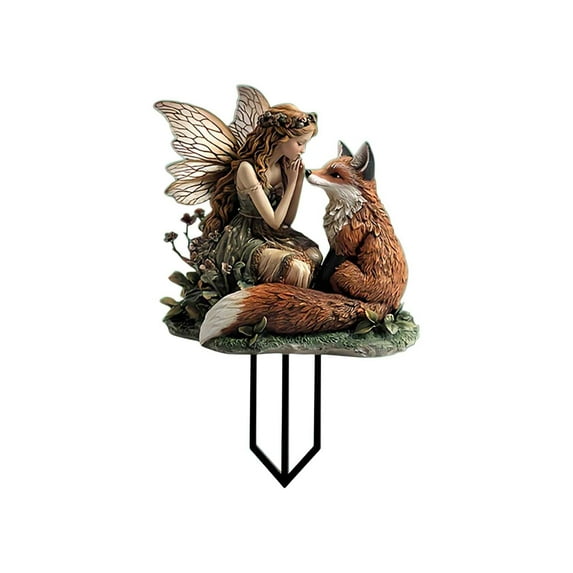 Acrylic Garden Stake Decorations, Waterproof Ground Plug Ornaments For ...