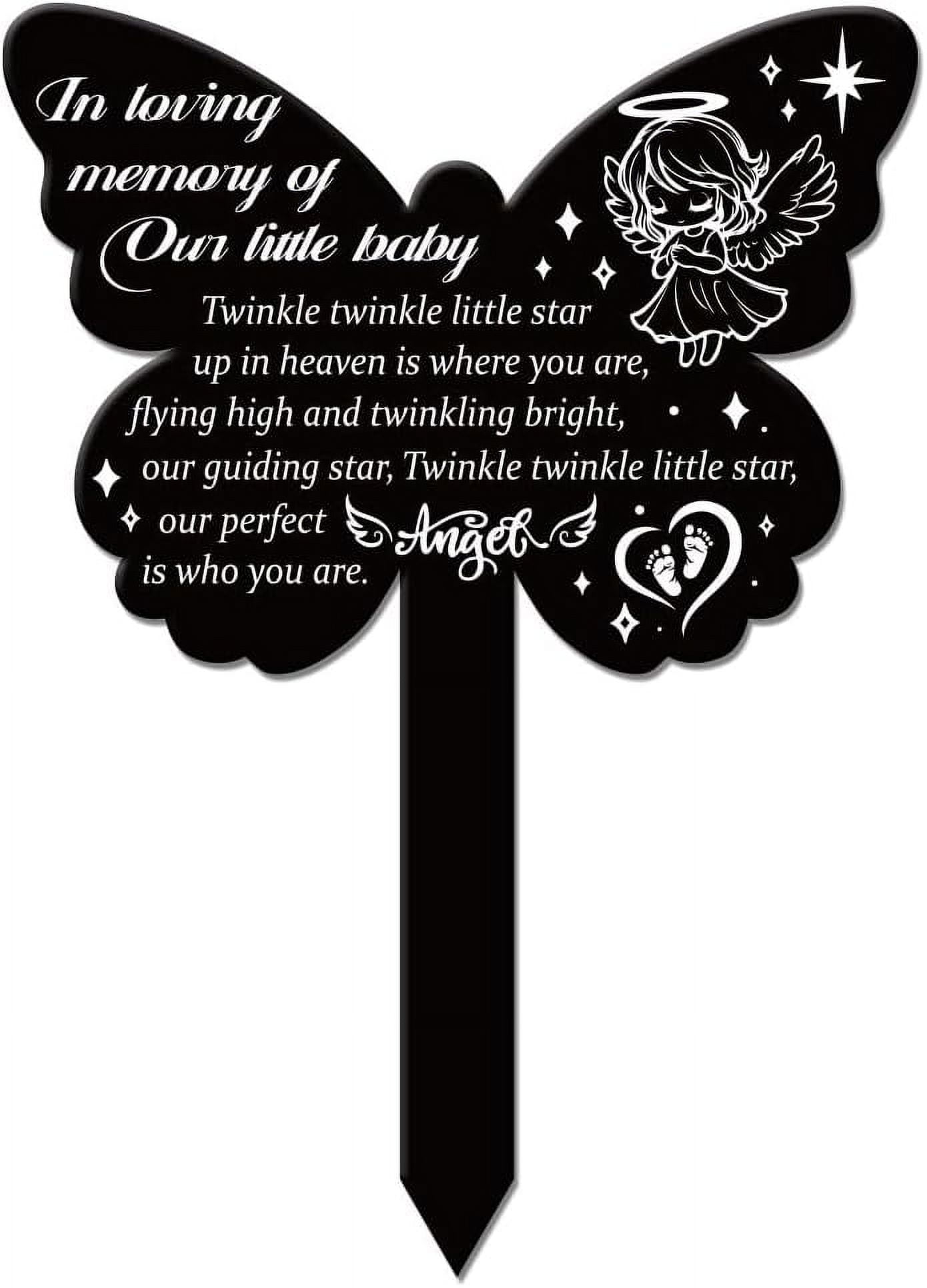 Acrylic Garden Stake Ground Insert Decor for Yard Lawn Garden ...