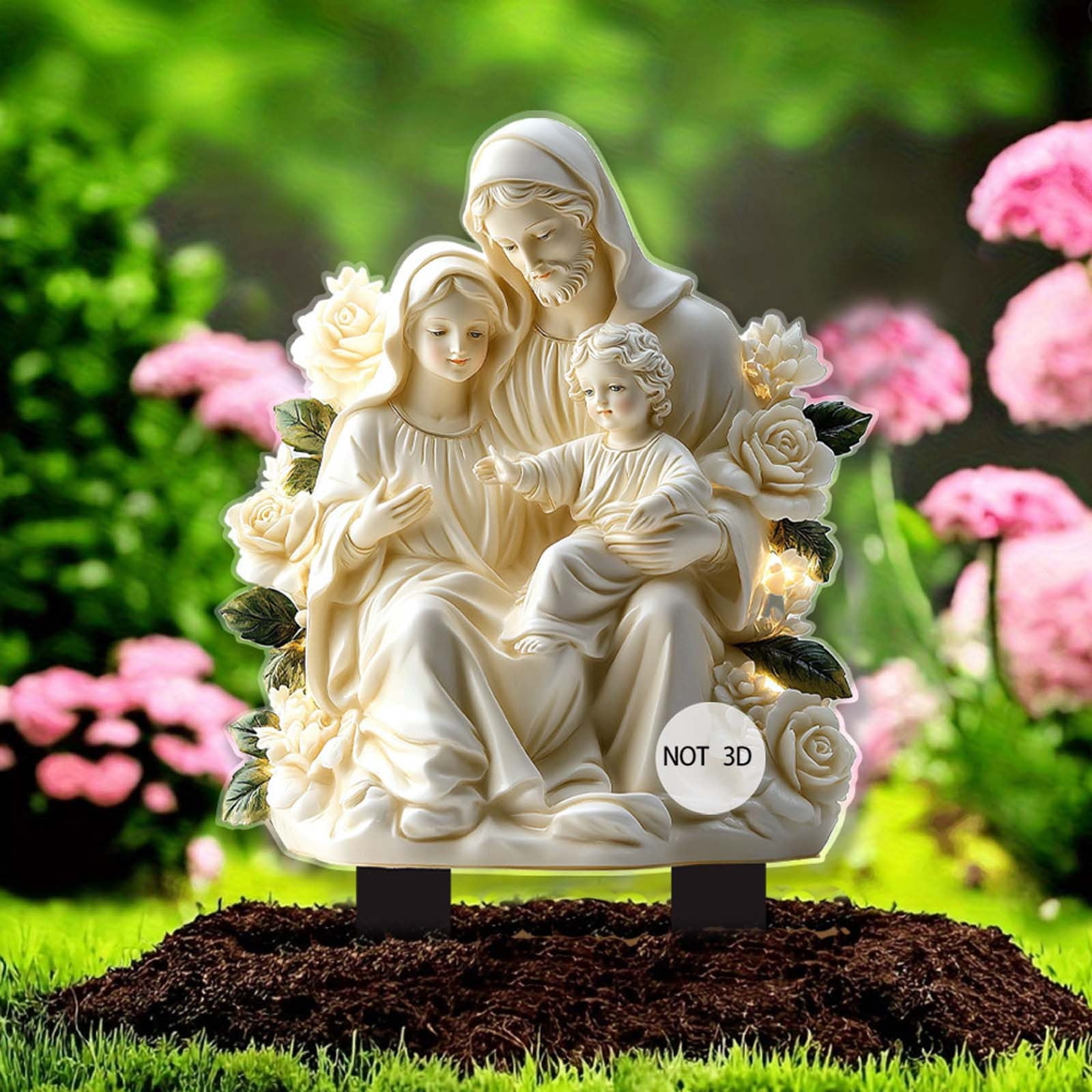 Acrylic Garden Stakes, Qiopertar Under $5 Parents Jointly Guard 2D ...