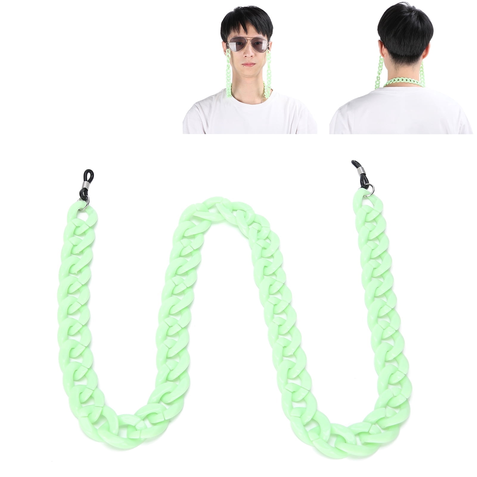 Acrylic Glasses Chain Reading Eyeglass Strap Sunglasses Holder Necklace ...