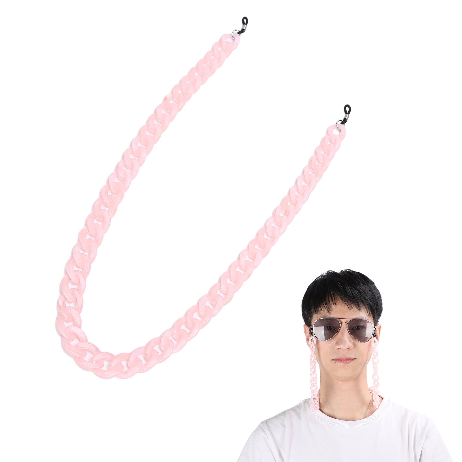 Acrylic Glasses Chain Reading Eyeglass Strap Sunglasses Holder Necklace ...