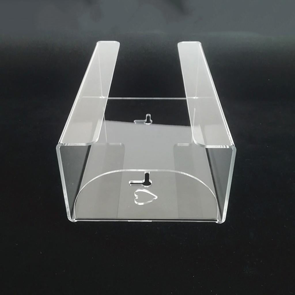 Acrylic Glove Dispenser Wall Mount, Clear Glove Rack Floating Triple ...