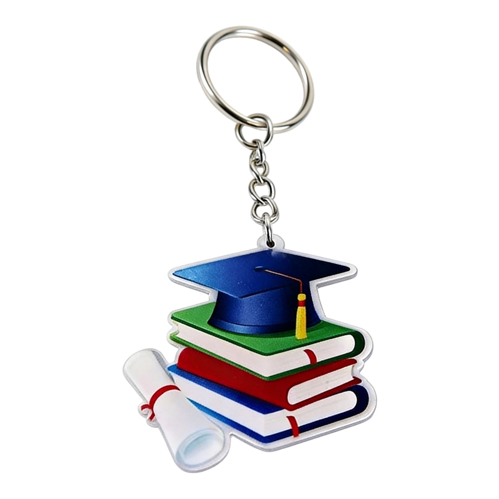 Acrylic Graduation Keychain, Grad Cap & Gown Design Key Ring, 2026 ...