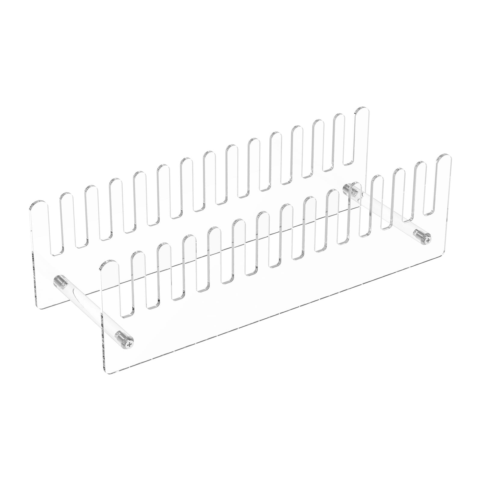 Acrylic Greeting Card Display Stand for DIY Crafts Transparent 14 Slots ...