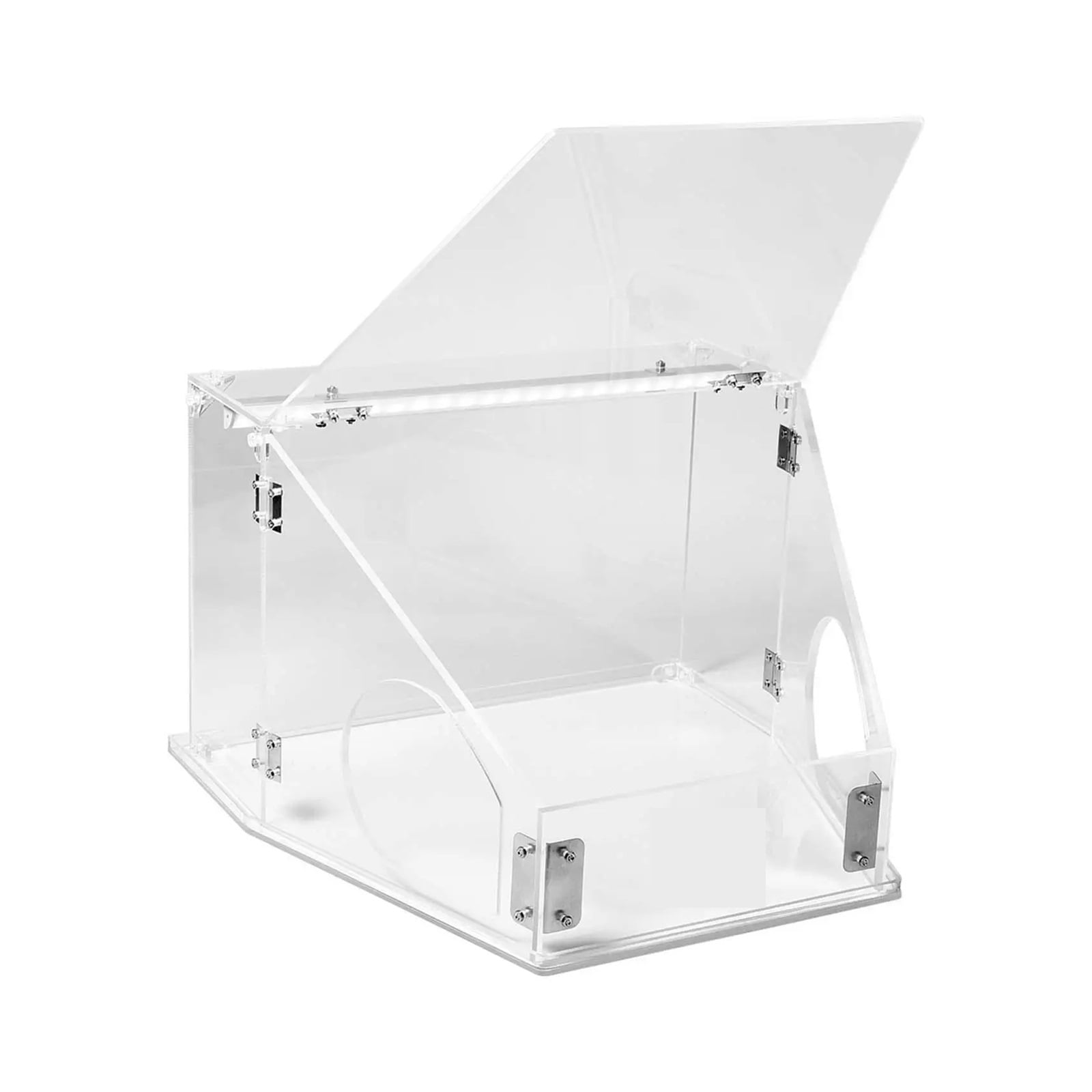 Acrylic Grinding Dust Box, Clear Convenient Grinding Polishing Box ...
