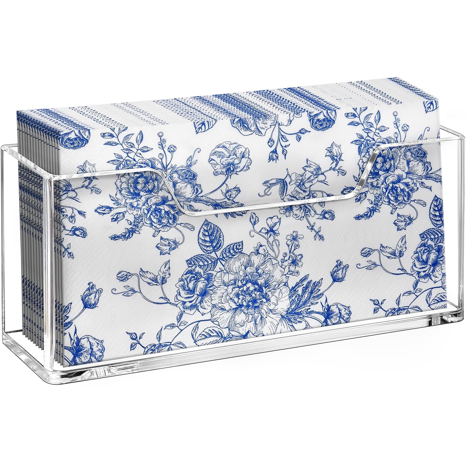 Acrylic Guest Towel Holder for Bathroom, Clear Waterproof Splashing ...