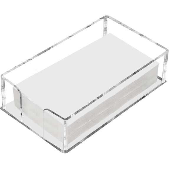 Acrylic Guest Towel Napkin Holder, Clear Bathroom Paper Hand Towels ...