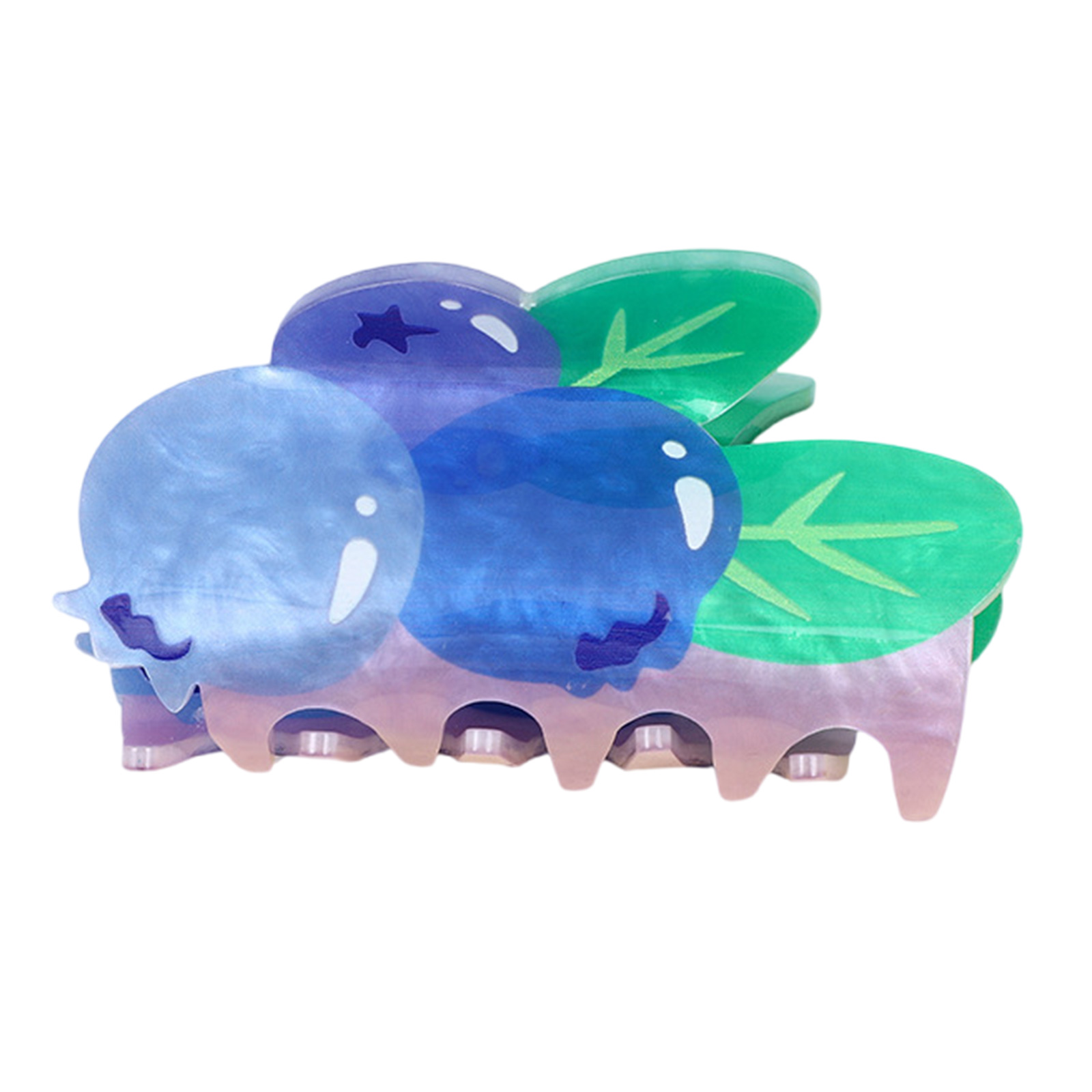 Acrylic Hair Spring Hair Clip For Women with Fruit Theme Design Strong ...