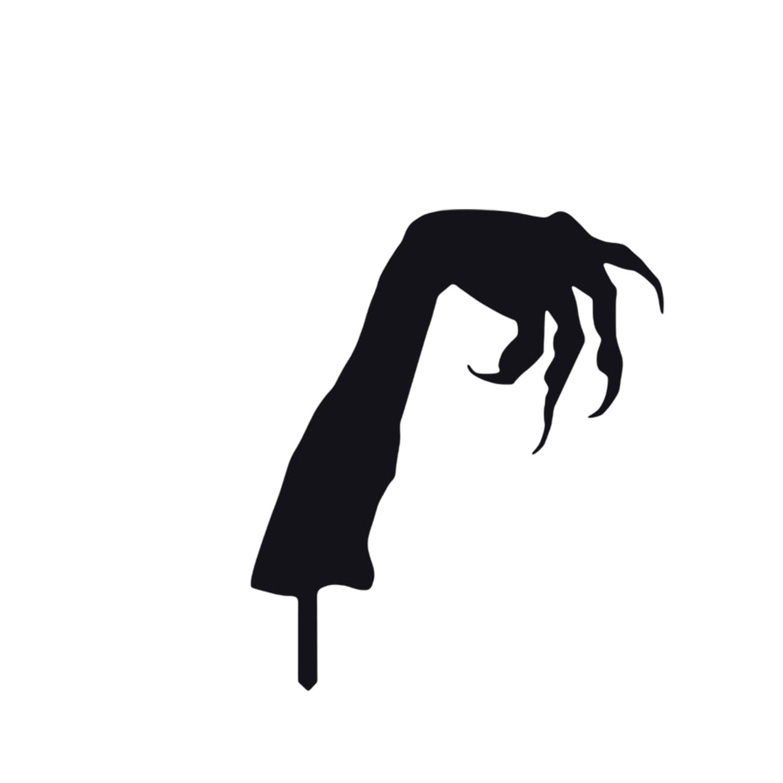 Acrylic Halloween Decor Outdoor Spooky Hand Stake Graveyard Skeleton ...