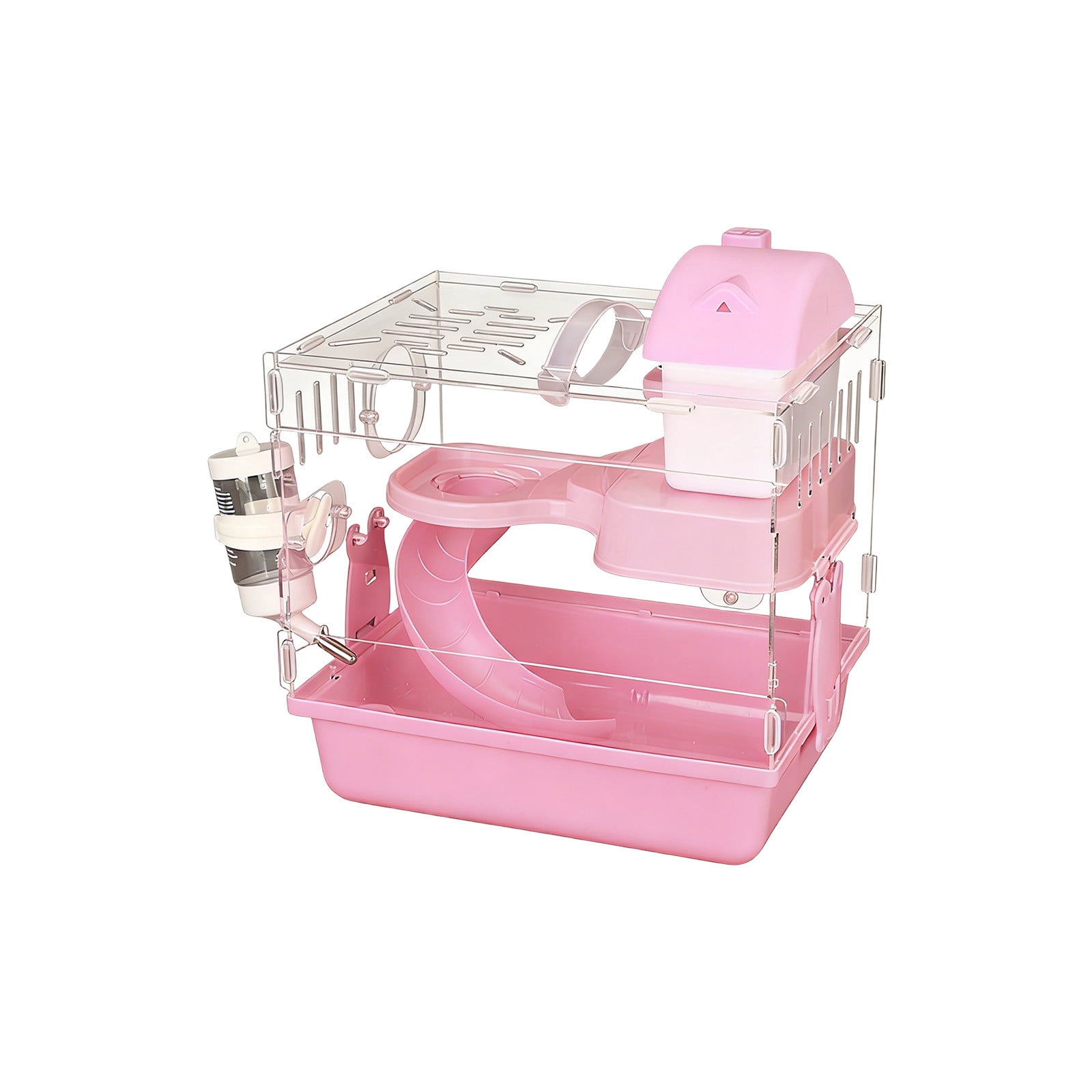 Acrylic Hamster Cage Small Hamster Habitat 360 Viewing Hamster ...