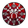 Acrylic Hanging Ornament Winter Series Round Pendant Gift Box Pattern ...