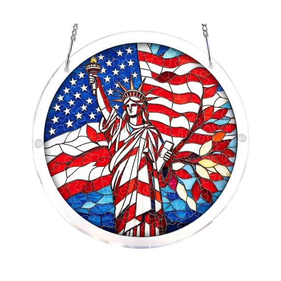 Acrylic Hanging Pendant Puzzle 2D Flat Jigsaw Ornament for Window Home ...