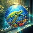 Acrylic Hanging Suncatcher 20cm Round Window Art Ornament Light ...
