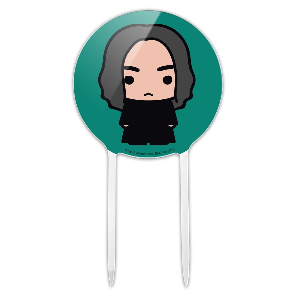 Acrylic Harry Potter Snape Cute Chibi Character Cake Topper Party ...