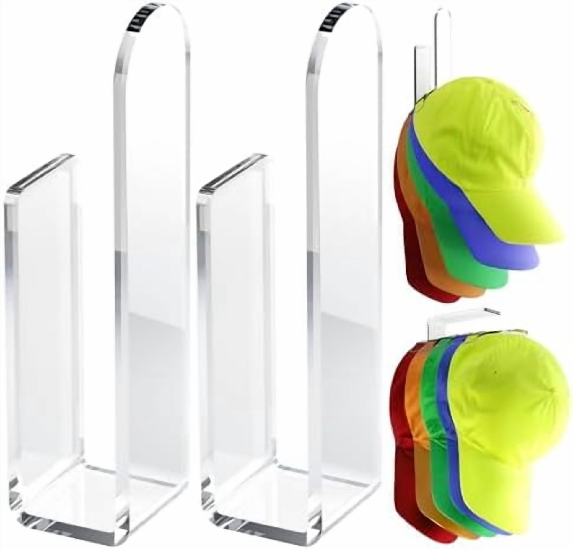 Acrylic Hat Hook for Wall, 2 Pack – No-Drilling Sticky Strong Adhesive, 217 – Home Decor ...